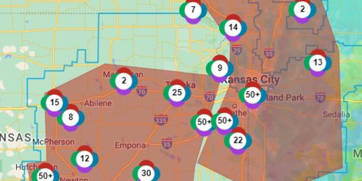 Thousands without power as Evergy works to restore electricity Thousands without power as Evergy works to restore electricity